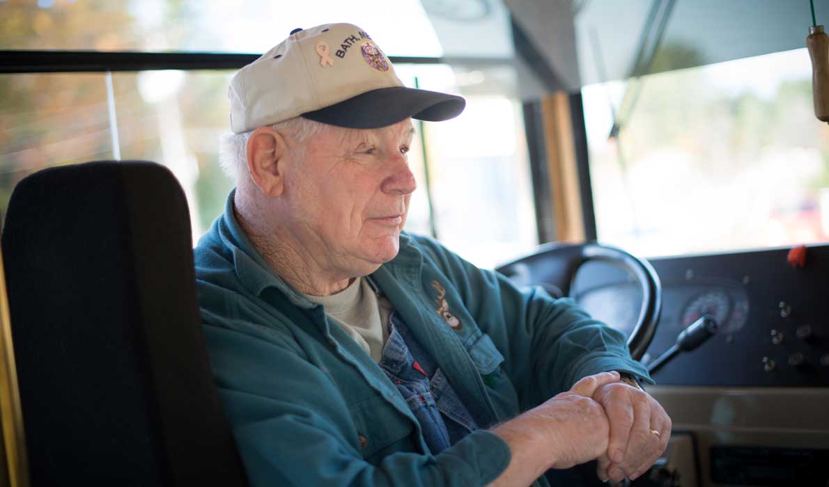 Bath's beloved trolley driver loves his town... - Island Institute