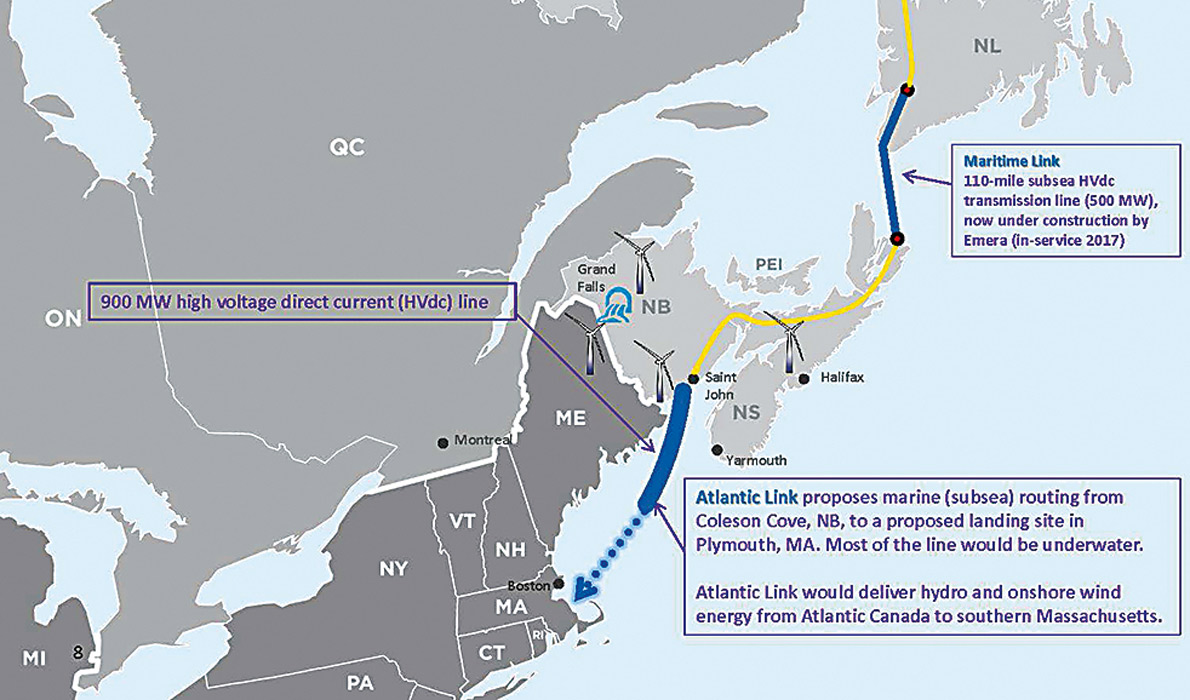 Proposed undersea cable would cross Gulf of Maine - Island Institute