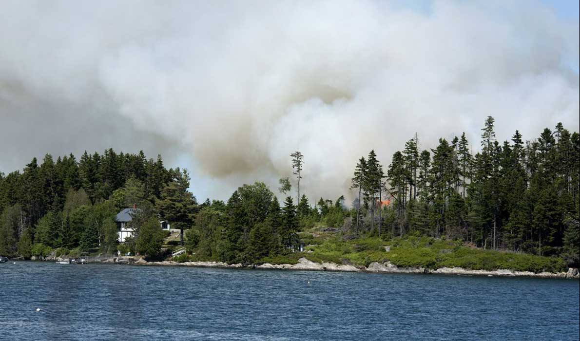 Island fire rekindles fears, appreciation - Island Institute